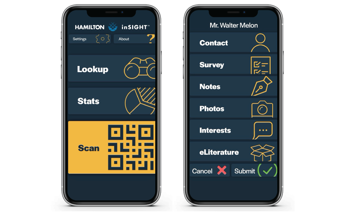 Hamilton inSIGHT®: Lead Capture System (Software)