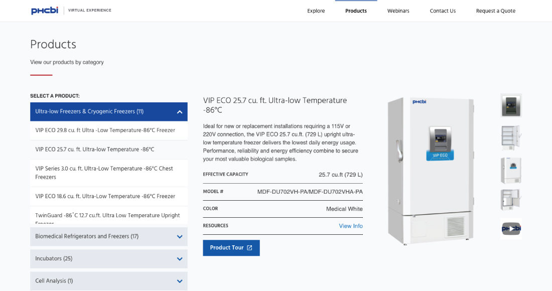 PHCbi Virtual Brand Experience | Platinum MarCom Award 2021